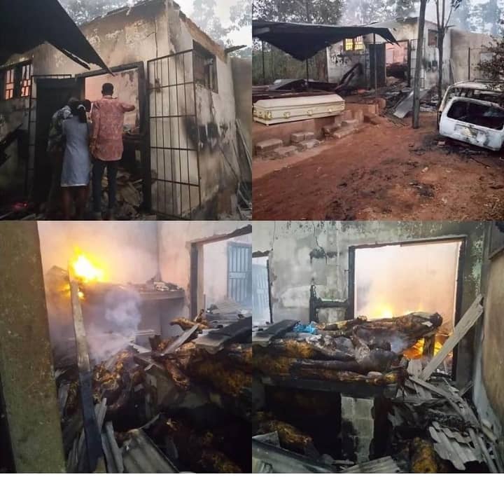 How angry ghosts set Anambra mortuary ablaze, 400 corpses burnt - The ...