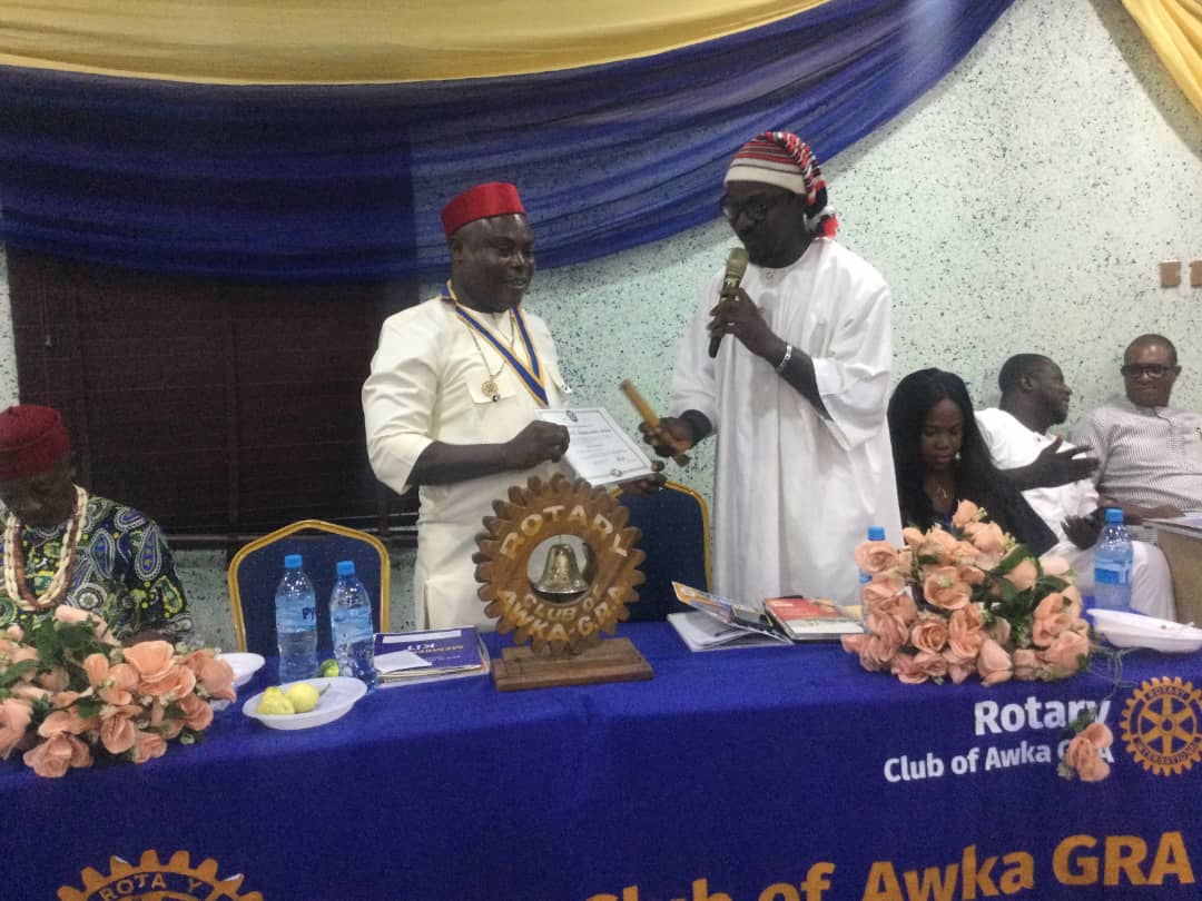 Rotary Club of Awka GRA Installs New President - The Razor News